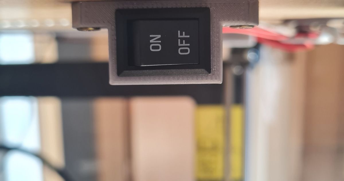 Toggle Switch Housing for Enclosure by Longlife2012 | Download free STL ...