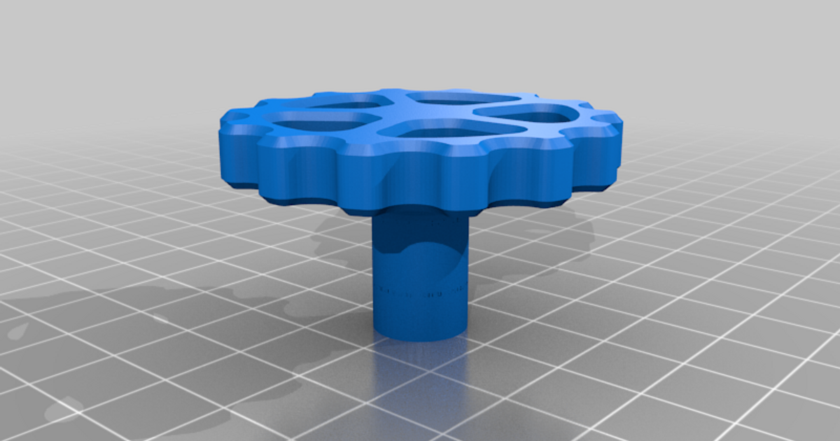 CR10 / Ender 3 Z axis knob by Runfrcover | Download free STL model ...