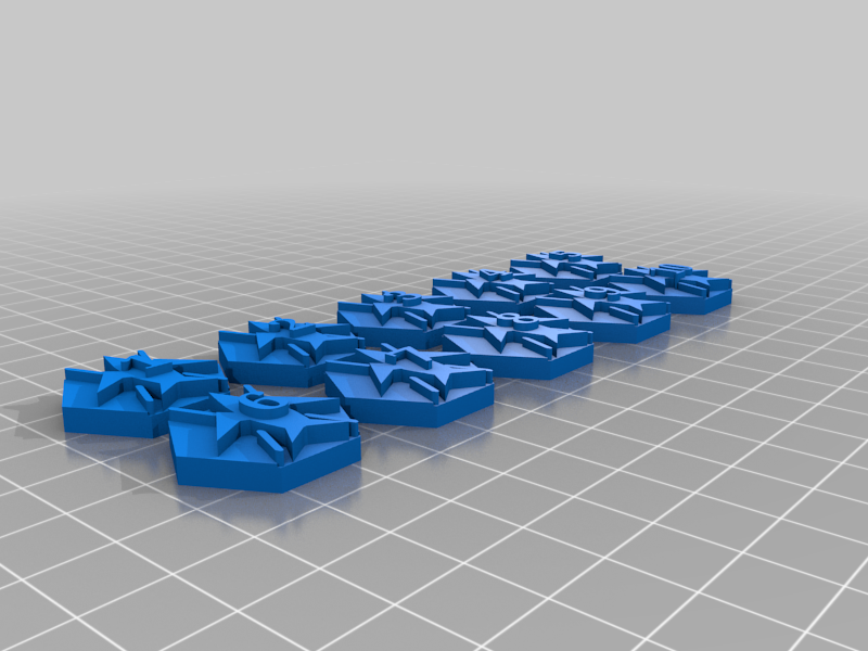 Starfinder Starship initiative tracking hex tokens by LordOgreCorsair ...
