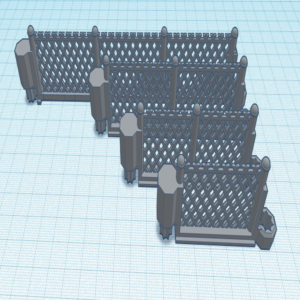 Dungeon Stick modern fences by LordOgreCorsair | Download free STL ...