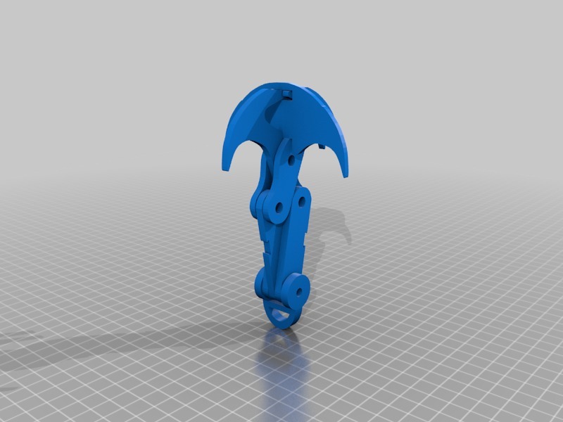 Gravity claw hook updated v2 by LordOgreCorsair | Download free STL ...