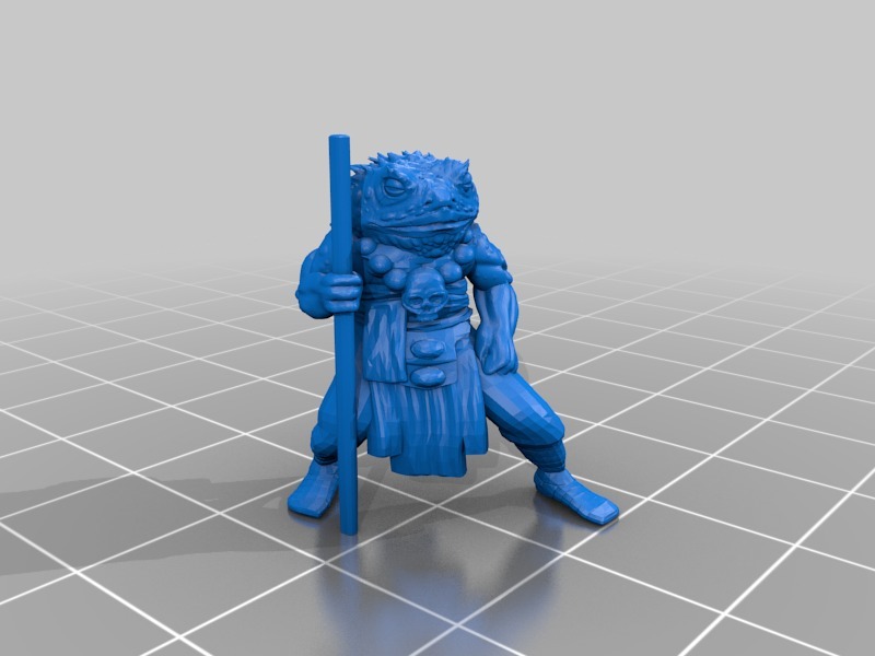 Toad monk by LordOgreCorsair | Download free STL model | Printables.com