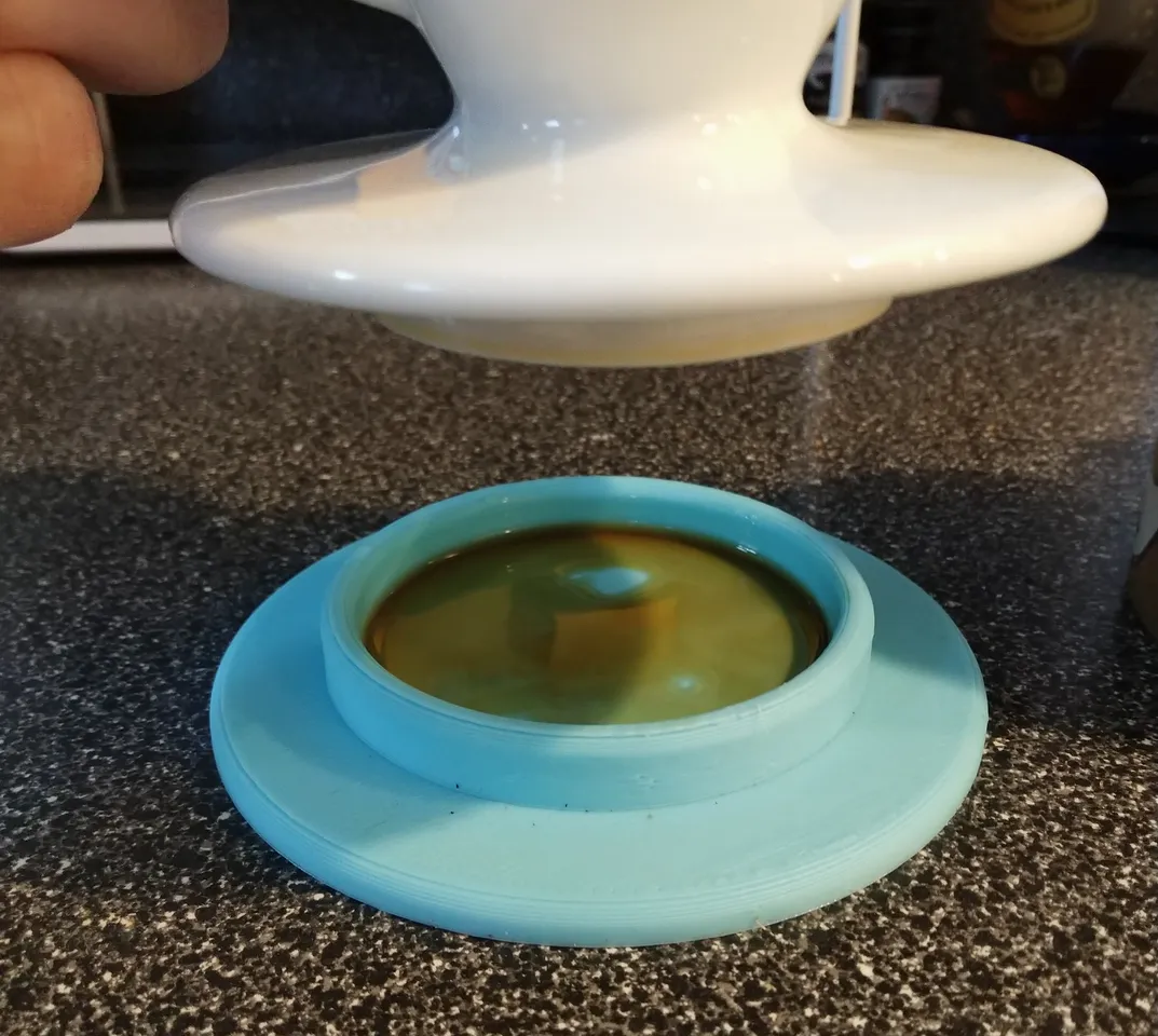 Hario V60 Size 01 (small) Drip Base by bostrt | Download free STL model ...