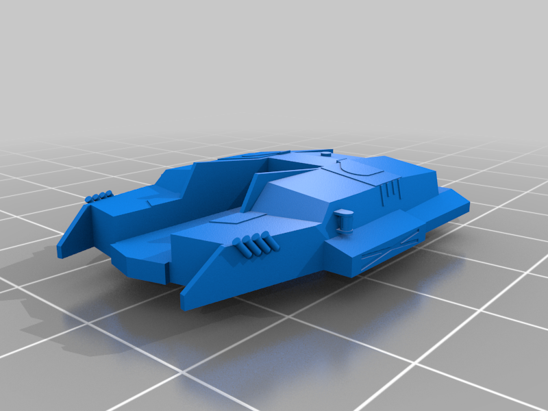 Linear tank 1/200 by k scale models | Download free STL model ...