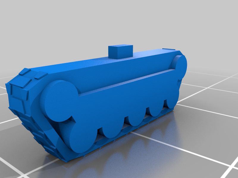 Linear tank 1/200 by k scale models | Download free STL model ...