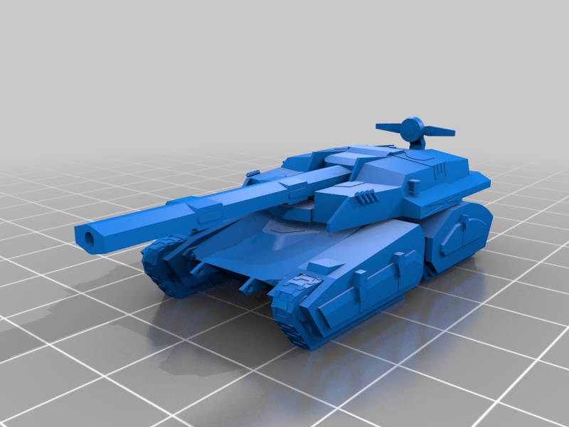 Linear tank 1/200 by k scale models | Download free STL model ...