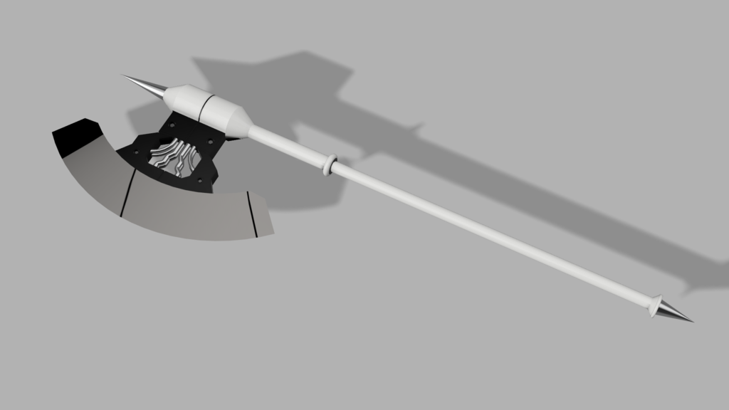 Gundam 2 handed axe by k scale models | Download free STL model ...