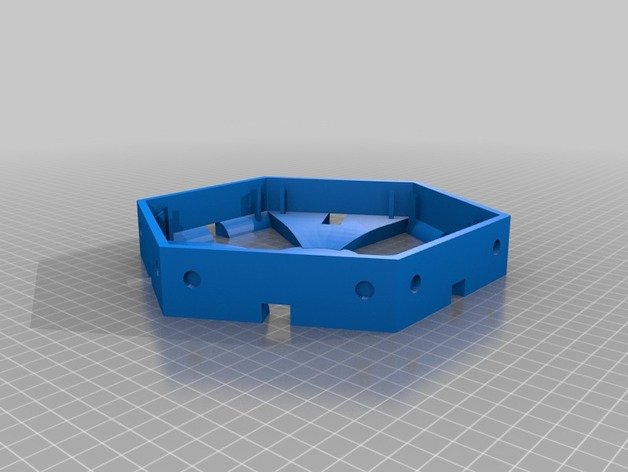 Hex shape for led lights by Black Talon | Download free STL model ...