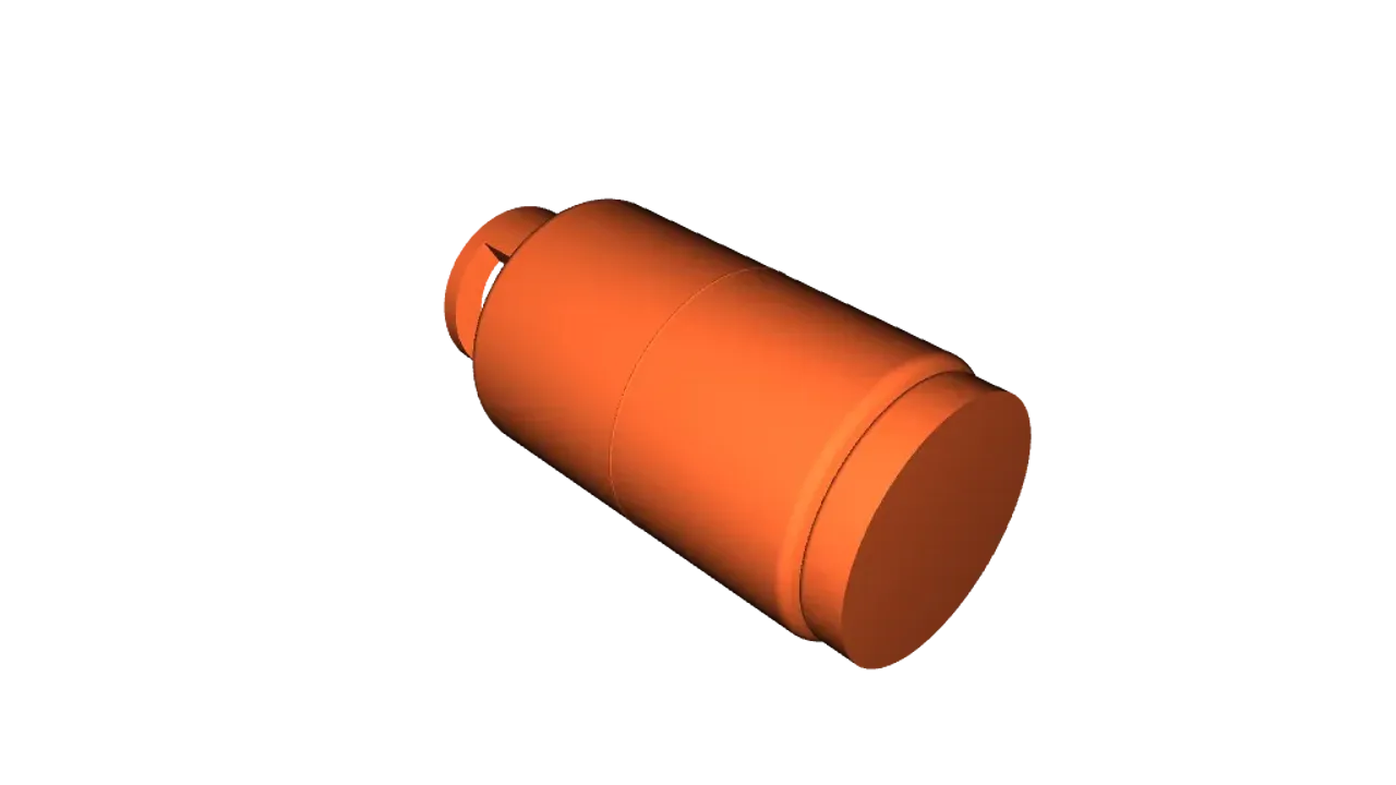 gas cylinder by k scale models | Download free STL model | Printables.com
