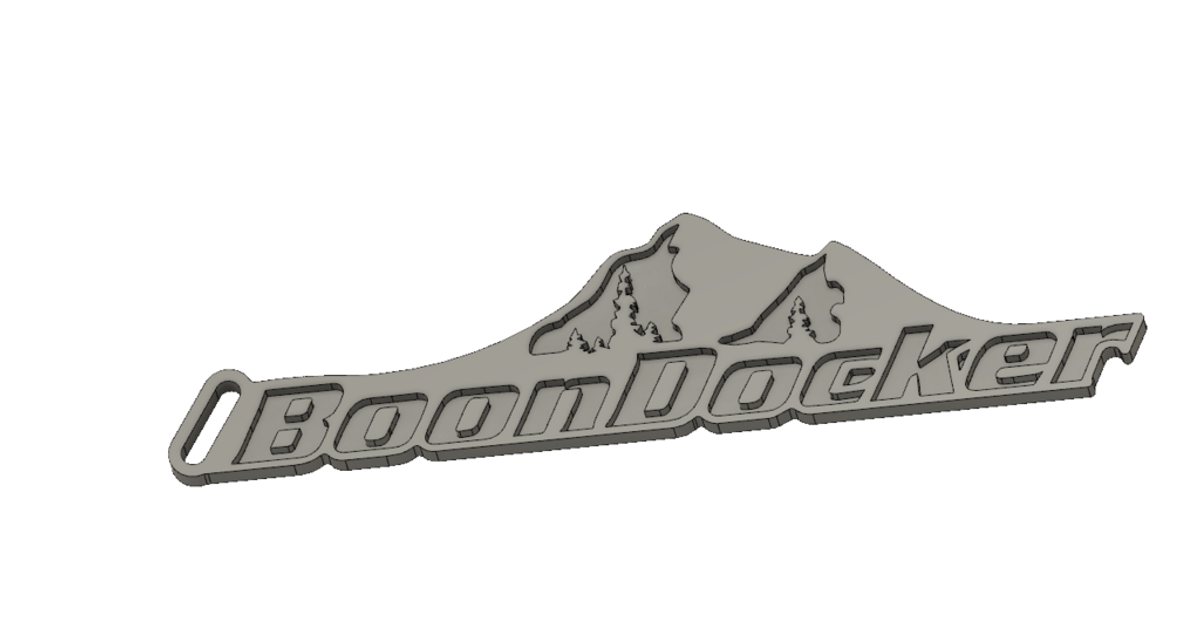 Boondocker keyring by Jonna | Download free STL model | Printables.com