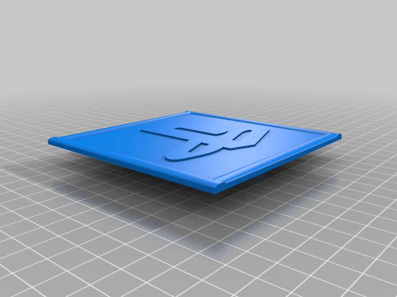 Framed Playstation Logo by ZACHSP8 | Download free STL model ...