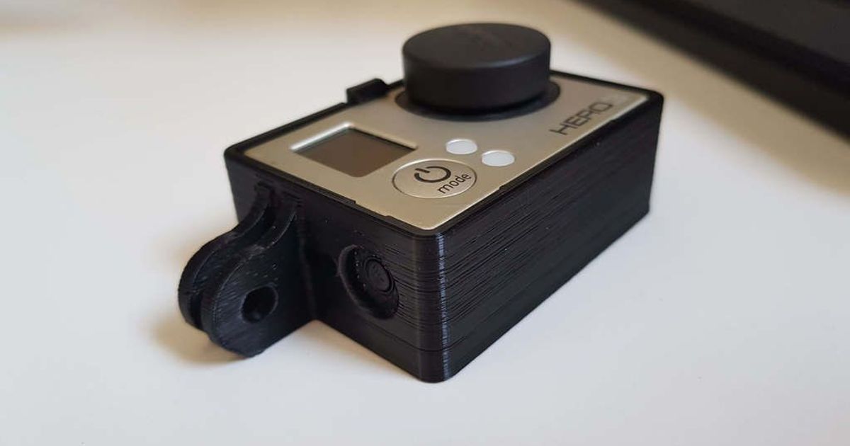 Vertical GoPro Frame for HERO3 Silver by Bruno Cubateli | Download free ...