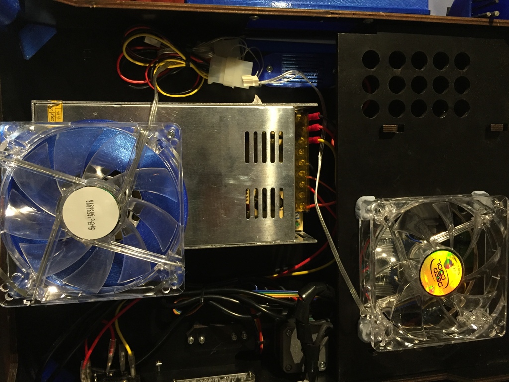 PSU low profile fan adapter (60mm to 120mm) by Lyricon | Download free ...