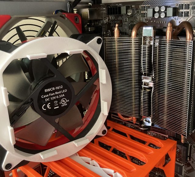 AMD Wraith Prism 120mm fan adapter by Josh | Download free STL model ...