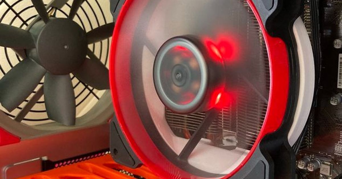 AMD Wraith Prism 120mm fan adapter by Josh | Download free STL model ...