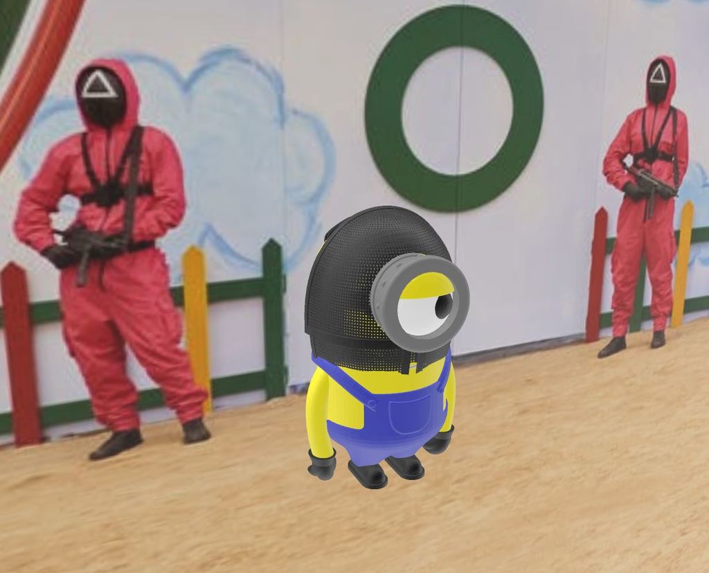 Squid Game soldier Minion Stuart Multi Material by caesar_1111 ...