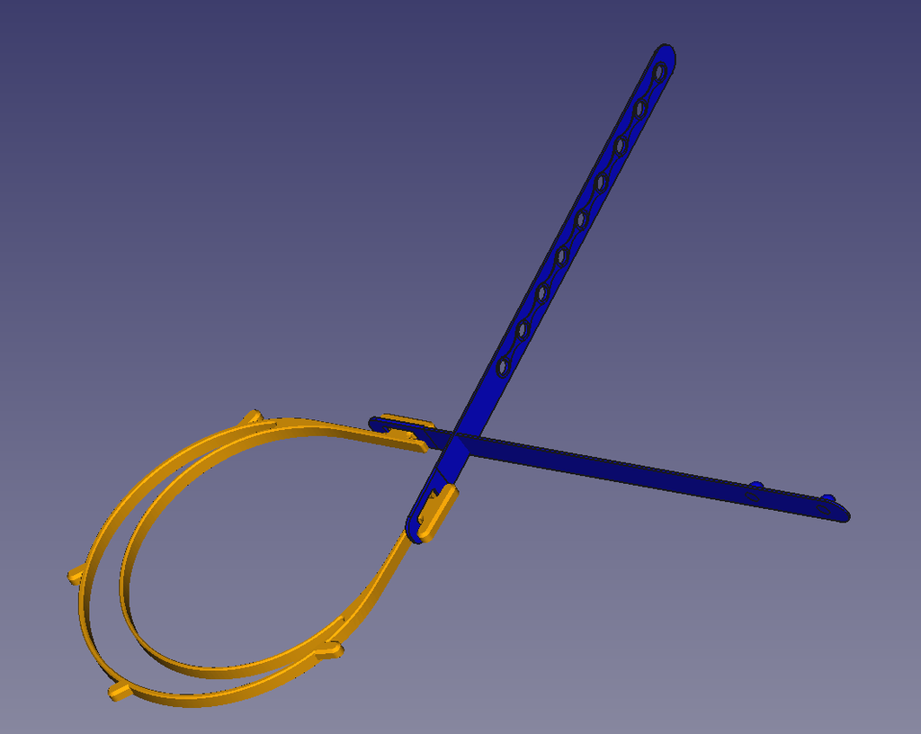 Flexible TPU strap for clones of Prusa RC1 RC2 and RC3 face shield ...