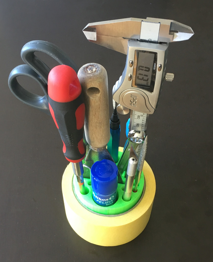 3D Printer Tool Holder Box for Tape Roll 75mm inner diameter by caesar ...