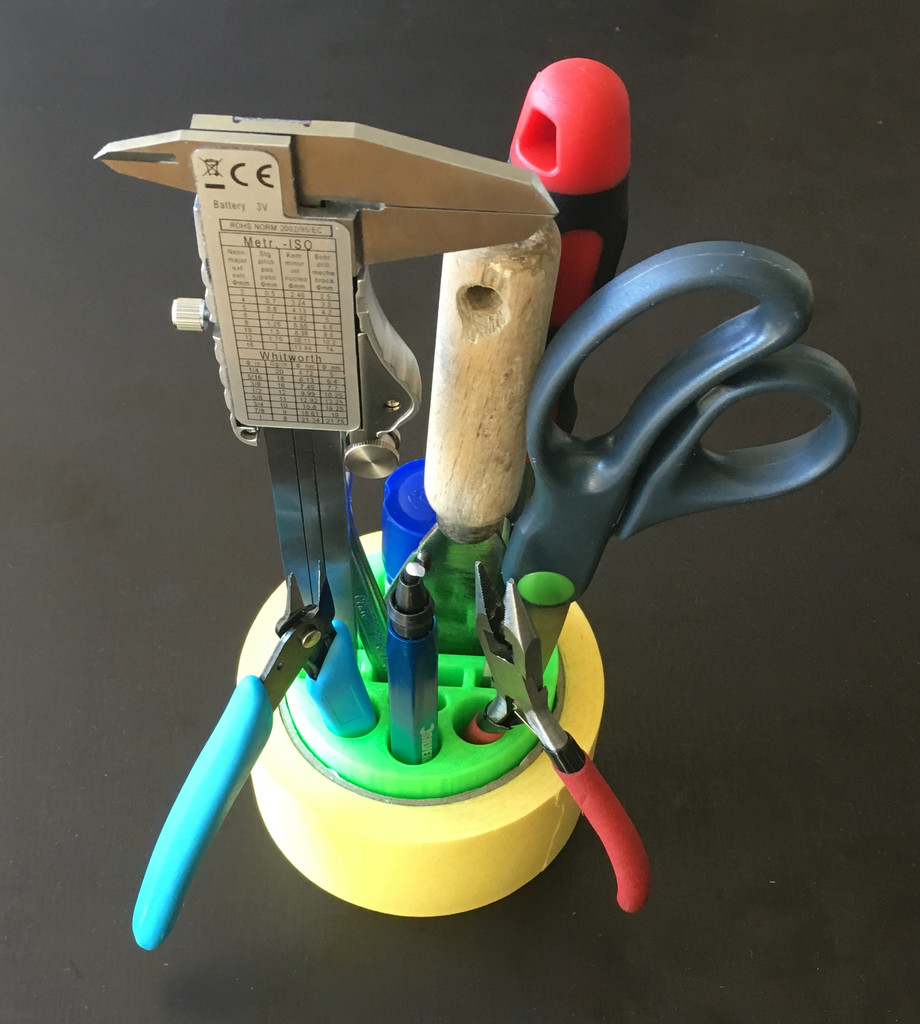 3D Printer Tool Holder Box for Tape Roll 75mm inner diameter by caesar ...