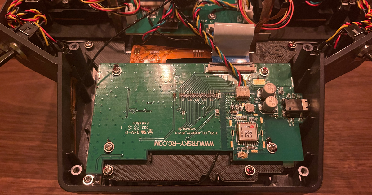 FrSky Horus X12S - Radiomaster TX16 IPS Touchscreen Backing Plate von ...