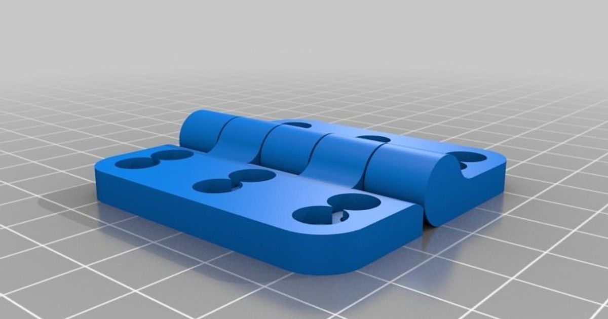 My Customized Parametric Hinge by Brett Kleidon | Download free STL ...