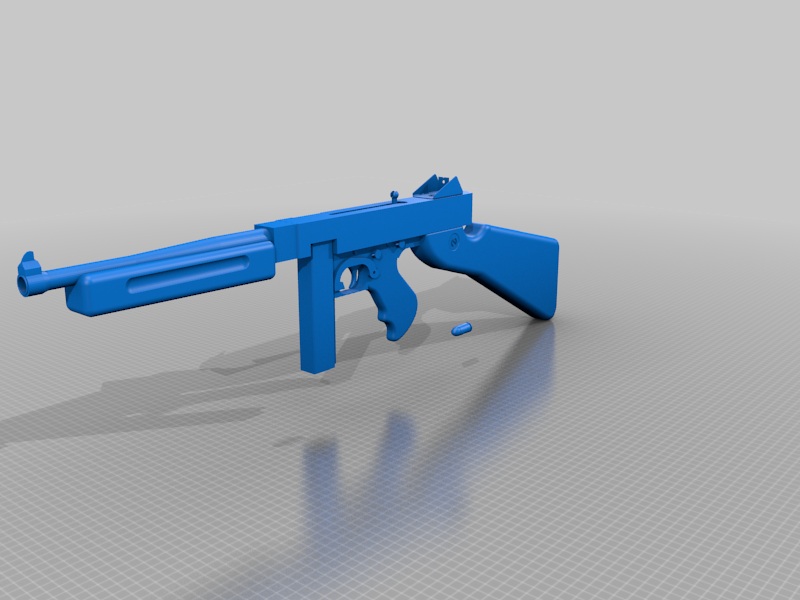 M1A1 Thompson smg por Sushirollz18 | Descargar modelo STL gratuito ...