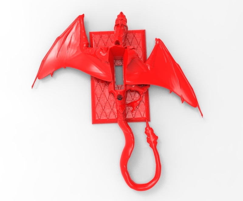 dragon light switch by dav88 | Download free STL model | Printables.com