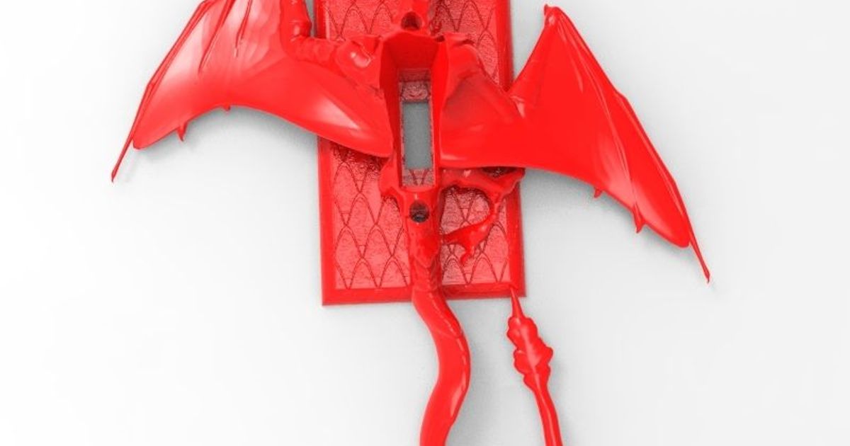 dragon light switch by dav88 | Download free STL model | Printables.com