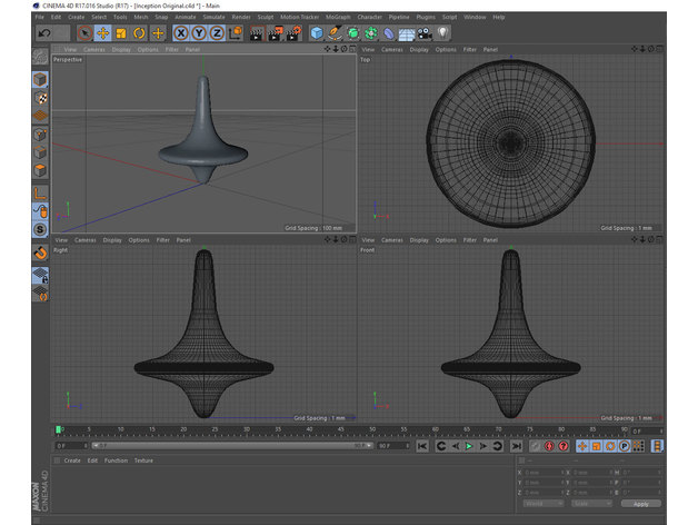 Inception Top by Kyle Katarn | Download free STL model | Printables.com