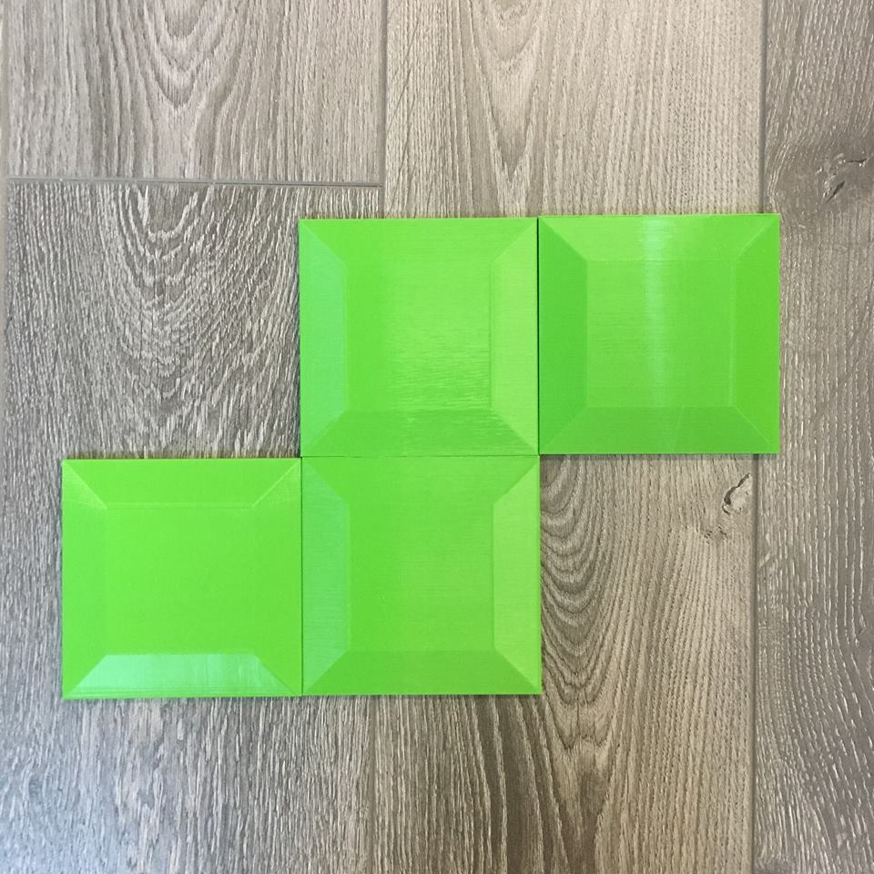 Tetromino Tile for Tetris Wall by Makerwiz | Download free STL model ...