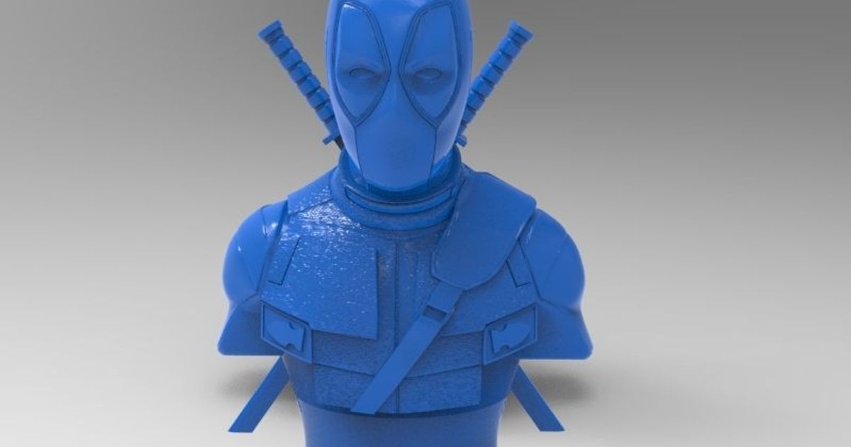 deadpool bust remix by dav88 | Download free STL model | Printables.com