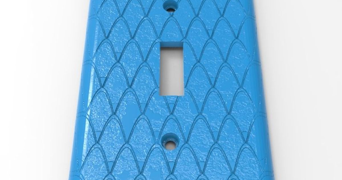 scale light switch plate by dav88 | Download free STL model ...