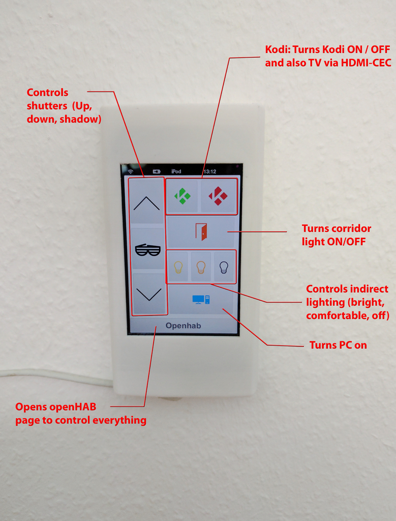 iPod Touch 4th gen wall mount by timothy3001 | Download free STL model ...