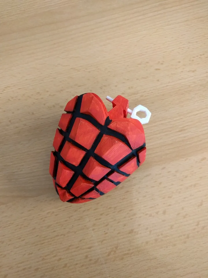 Heartgrenade (Green Day) by timothy3001 | Download free STL model ...