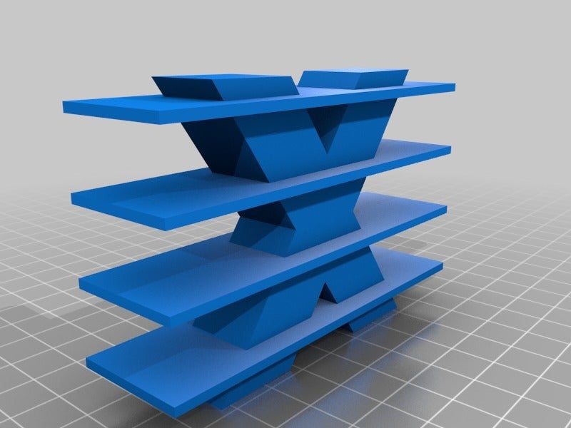 X Shelf by Makerwiz | Download free STL model | Printables.com