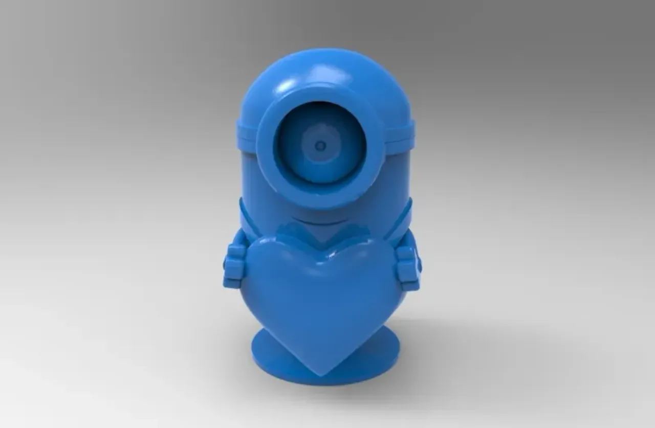 minion heart by dav88 | Download free STL model | Printables.com