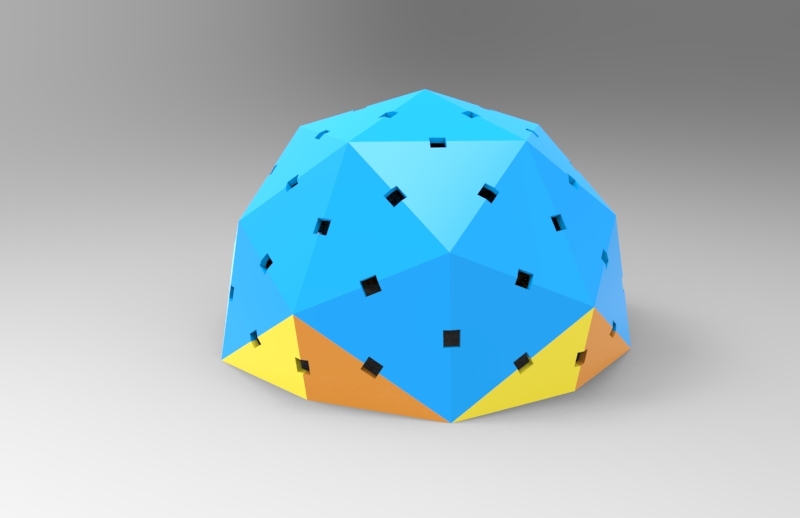 geodesic dome by dav88 | Download free STL model | Printables.com
