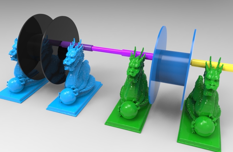dragon filament holder by dav88 | Download free STL model | Printables.com