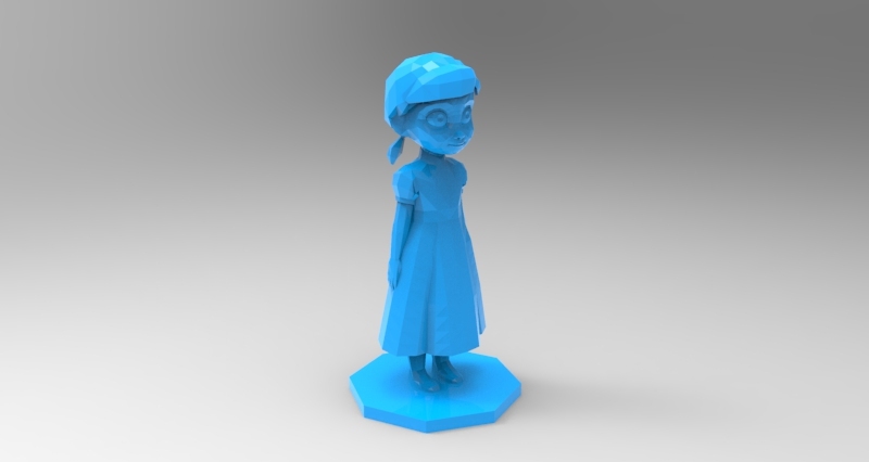 young anna from frozen by dav88 | Download free STL model | Printables.com