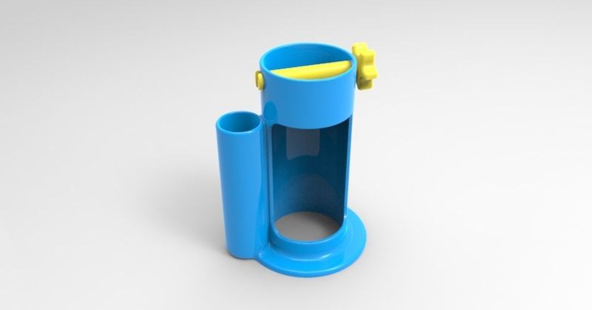 toothpaste squeezer w toothbrush holder by dav88 | Download free STL ...