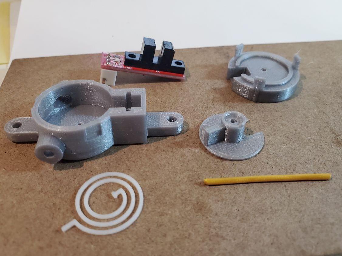 Fully Printed Optical Filament Sensor by Print3D4U | Download free STL ...