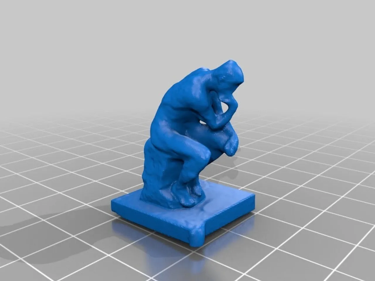 The Thinker by Makerwiz | Download free STL model | Printables.com