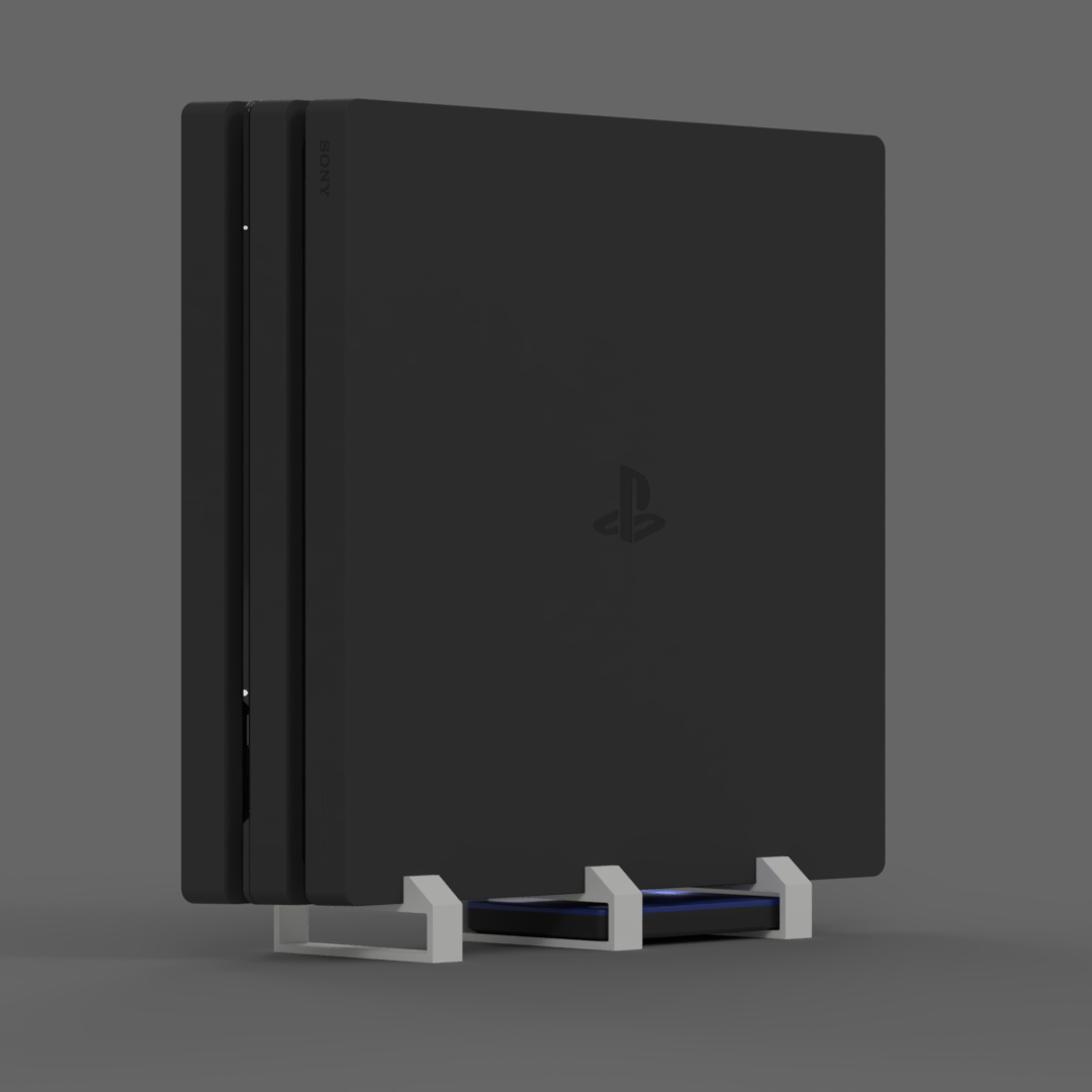 Playstation 4 (PS4) Pro Stand + External HDD option by DvoraNoob ...