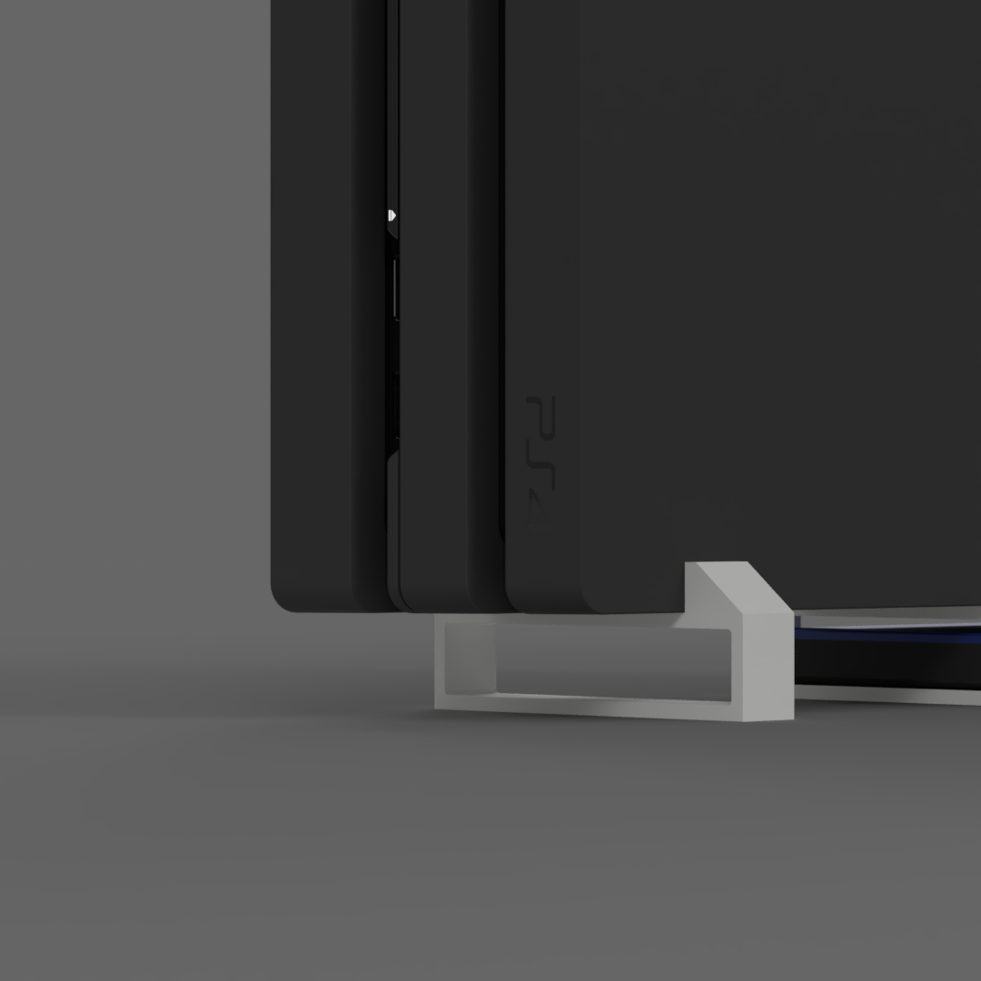 Playstation 4 (PS4) Pro Stand + External HDD option by DvoraNoob ...