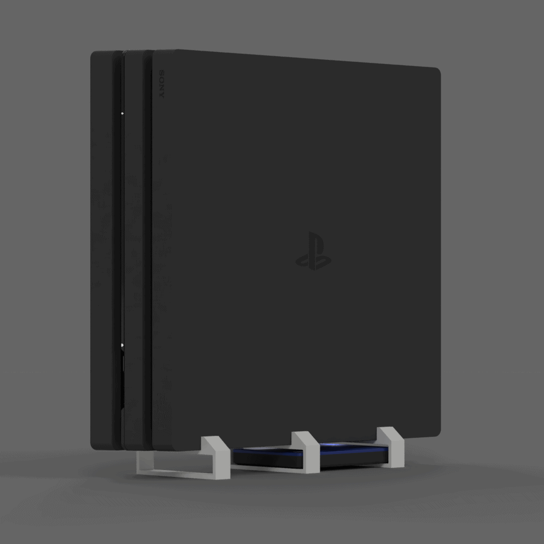 Playstation 4 (PS4) Pro Stand + External HDD option by DvoraNoob ...