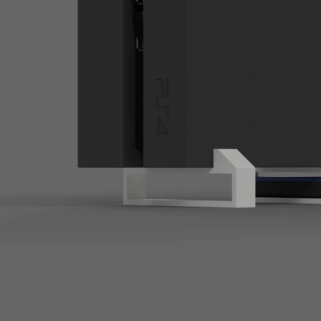 Playstation 4 (PS4) Fat Stand + External HDD option by DvoraNoob ...