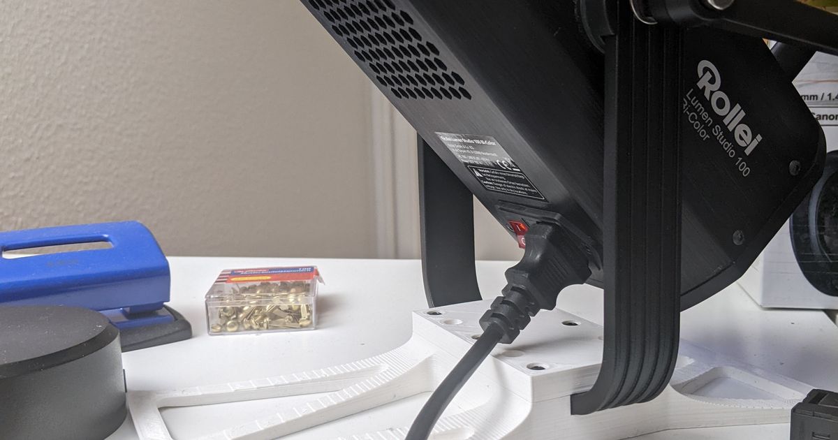 Studio light table stand by Niken321 | Download free STL model ...