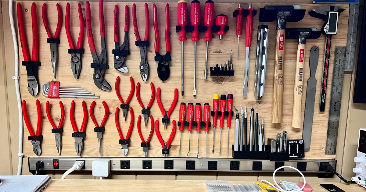 Knipex and PB Swiss tool mounts by Luke Hoersten | Download free STL ...