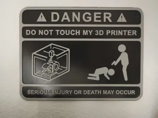 WARNING SIGN by IDK ENGINEERING | Download free STL model | Printables.com