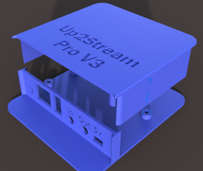 Up2Stream Pro V3 Case by Perkinje | Download free STL model ...